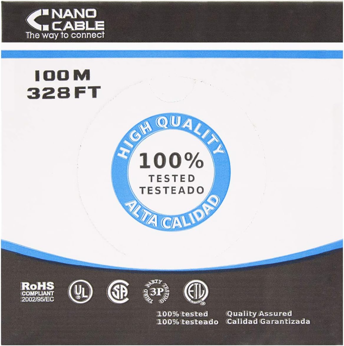 Nano Cable 10.20.0502-EXT-BK RJ45 CAT.6 UTP Outdoor Ethernet Network ...