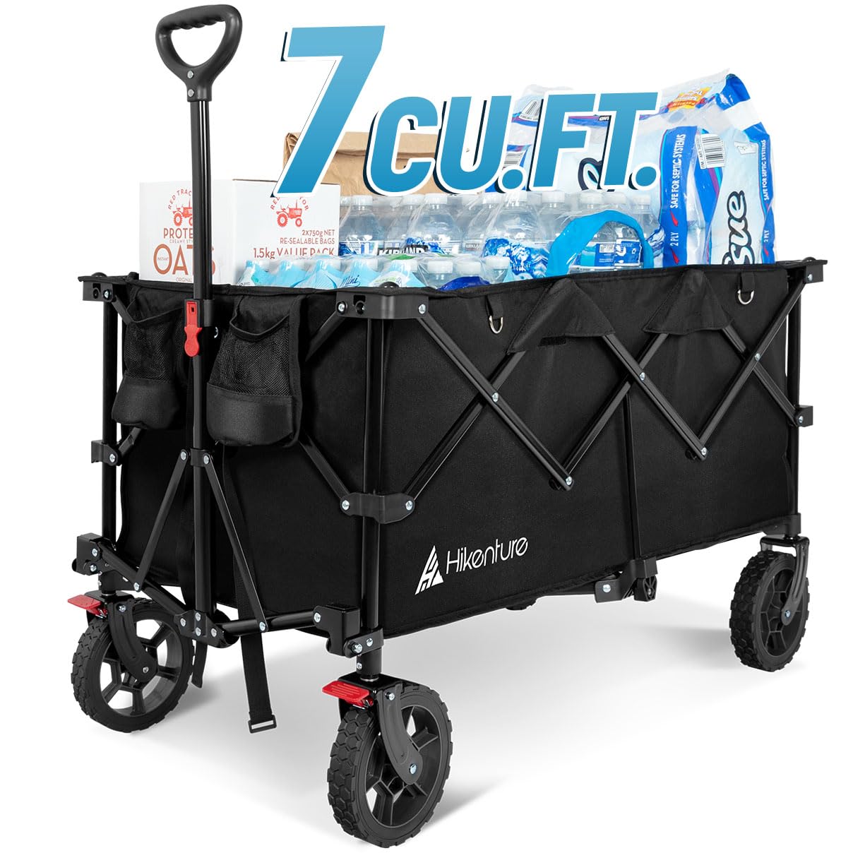 Mua 330lbs Collapsible Wagon Cart, Ultra-Large Wagons Carts Foldable ...