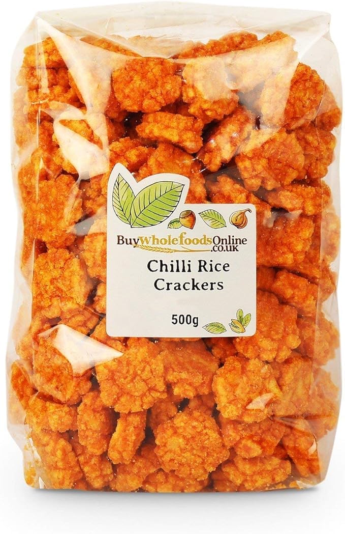 Buy Whole Foods Online Chilli Rice Crackers 500 g: Amazon.co.uk: Grocery