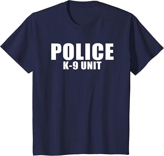 Amazon.com: Police K-9 Unit Uniform T-Shirt: Clothing