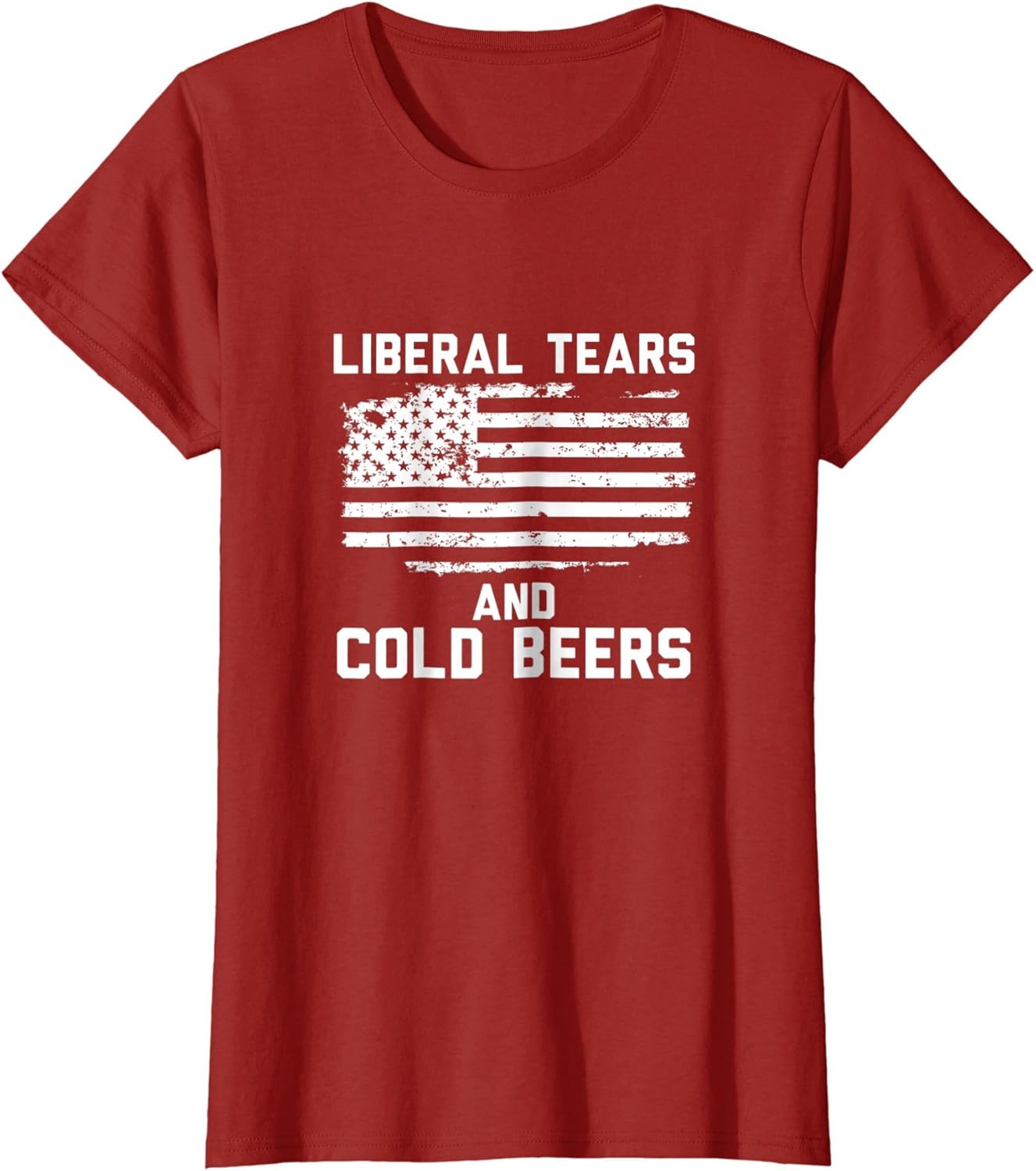 Amazon.com: Funny Liberal Tears and Cold Beers T-shirt: Clothing