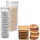 Amazon.com: Cracker Keeper Set - Round And Square Cracker Container ...