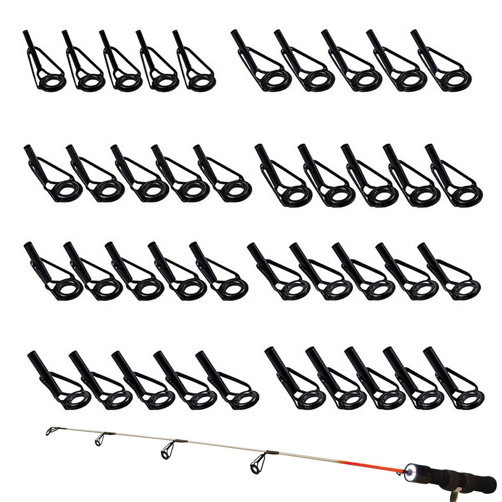 Mua Fishing Rod Guides | 40 Stainless Steel Ceramic Ring Guide Tips - 8 ...