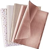 Amazon.com: Rose Gold Tissue Paper 15"x20" 100 Sheets Wrapping Bulk ...