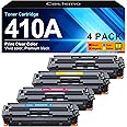 Amazon.com: Caclemo 410A Toner Cartridges 4 Pack | Compatible Replacement for 410A Toner ...
