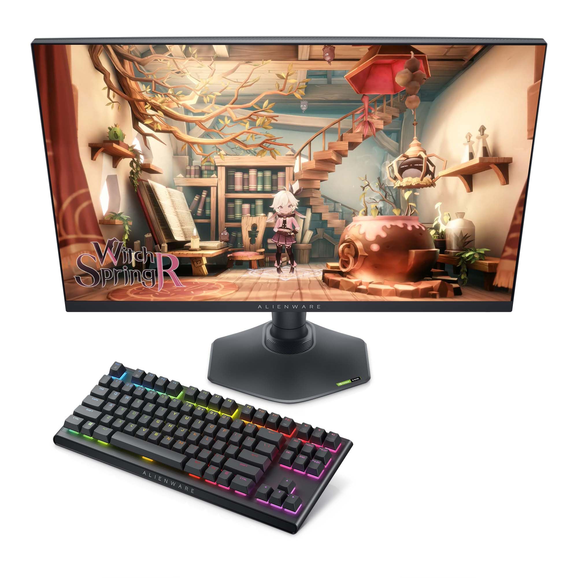 Alienware AW2724DM Gaming Monitor - 27" QHD 180Hz w Overclock, AMD ...