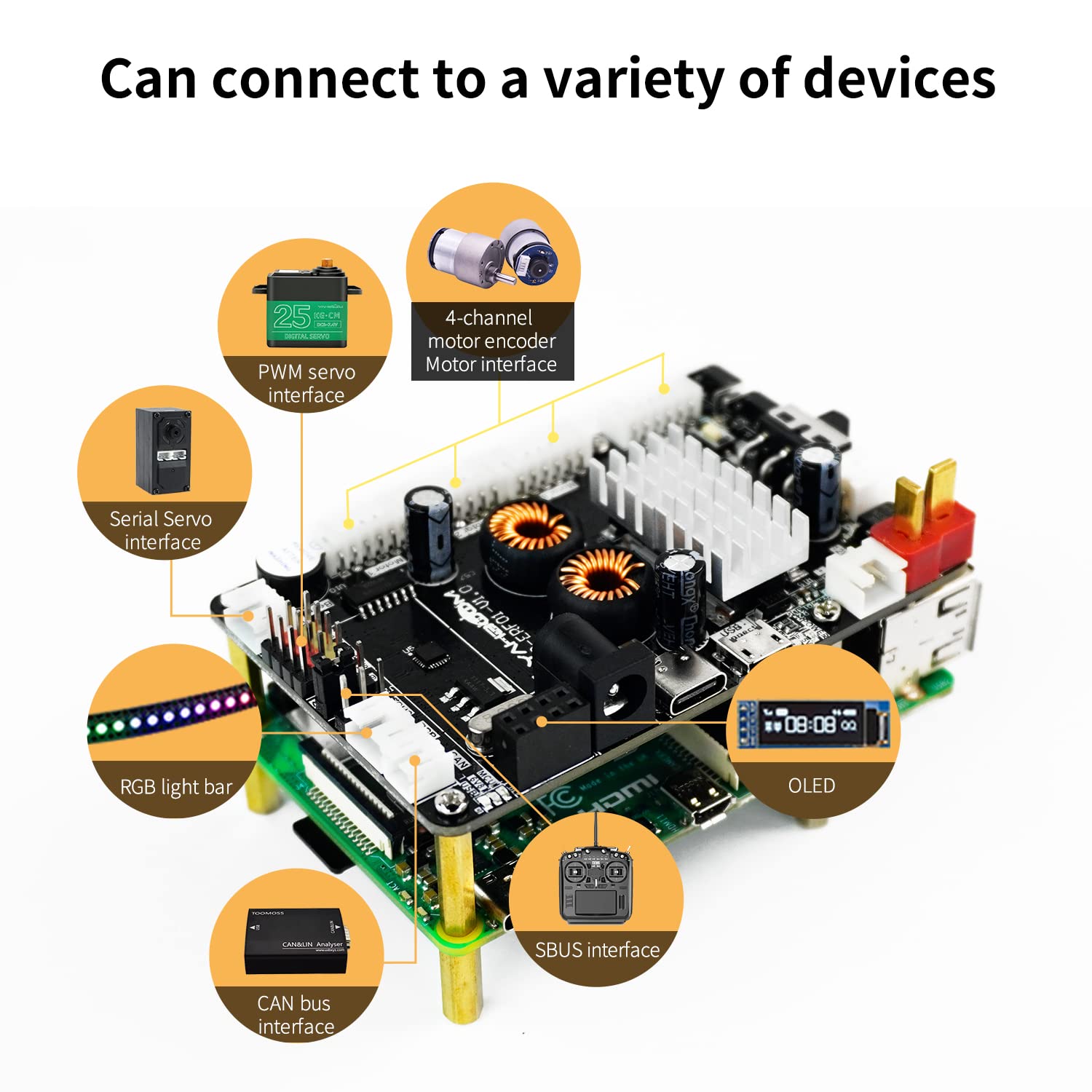Mua Yahboom Multifunctional Programming Development Board for Raspberry Pi Jetson Nano Orin ...