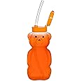 Amazon.com: Special Supplies Honey Bear Straw Cup, 3 Long Straws ...