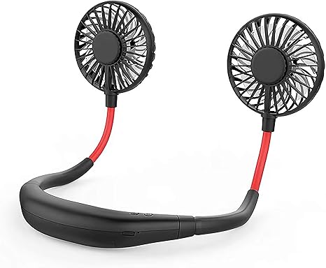 Amazon.com: Portable Neck Fan, Rechargeable hands free mini USB headset ...