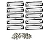 Meetory 10 Pack Mountable Clipboard Clips,Spring Loaded Surface Mount ...