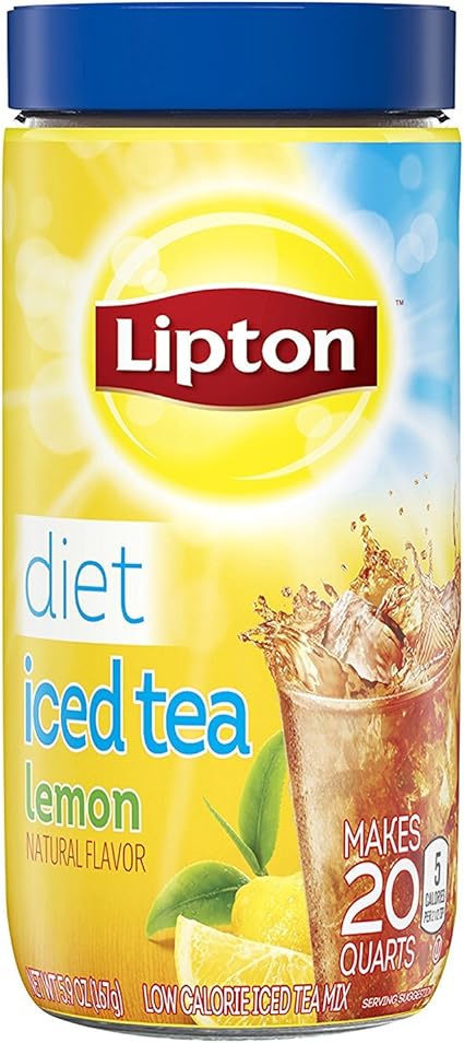 Lipton Iced Tea Mix, Diet Lemon, 20 Quart: Amazon.ca: Grocery
