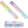 Amazon.com: 2pcs Flexible Rulers for School, 12 Inch/30 cm Bendable ...