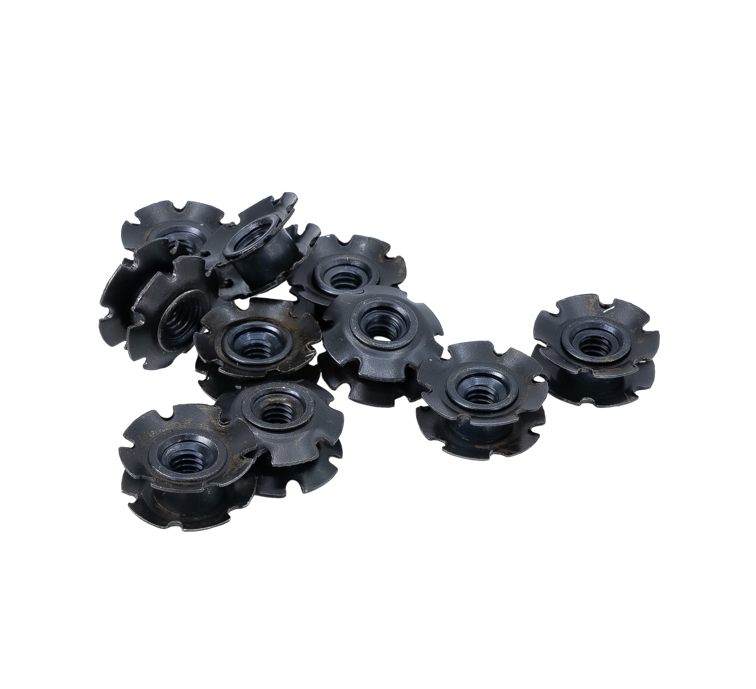 Star Double Flanged Round Threaded Steel Tube Insert Nuts for 0.625" ID ...