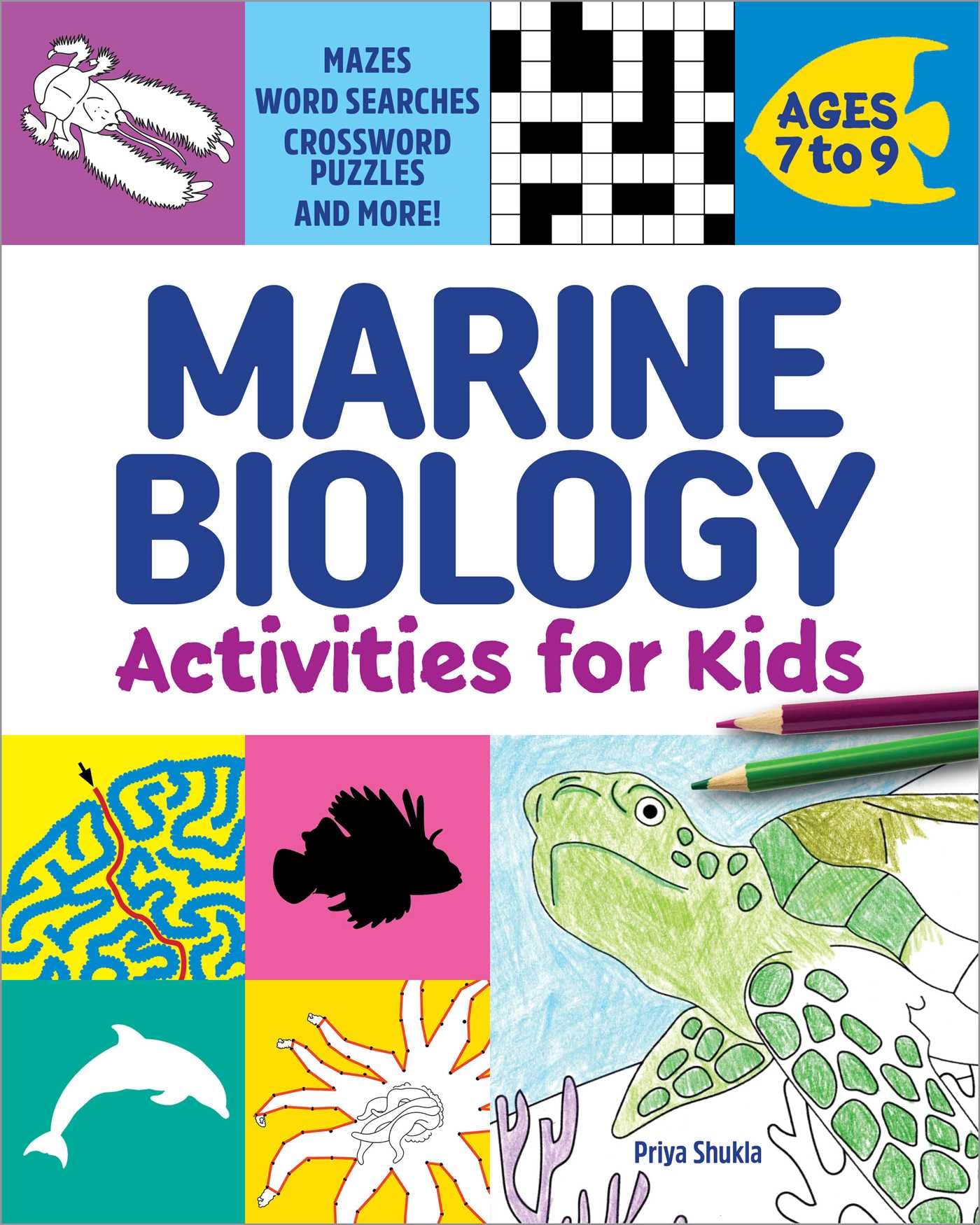 Mua Marine Biology Activities for Kids: Mazes, Word Searches, Crossword ...