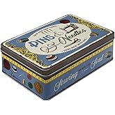 Amazon.com: Nostalgic-Art Retro storage tin box flat, 84.5 oz, Cookies ...