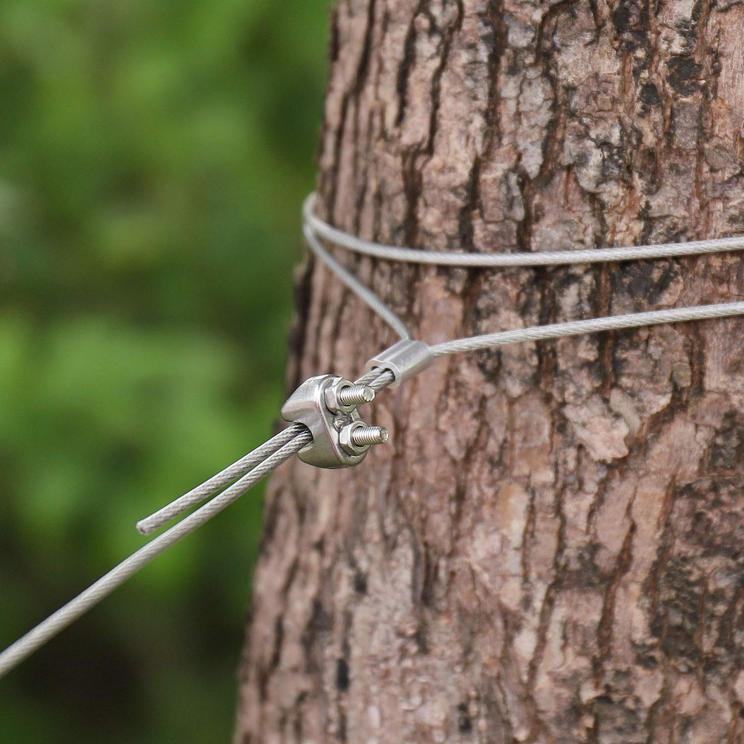 JIZZU 12 Pcs M3 Cable Clamps Heavy Duty, 304 Stainless Steel U Bolts ...