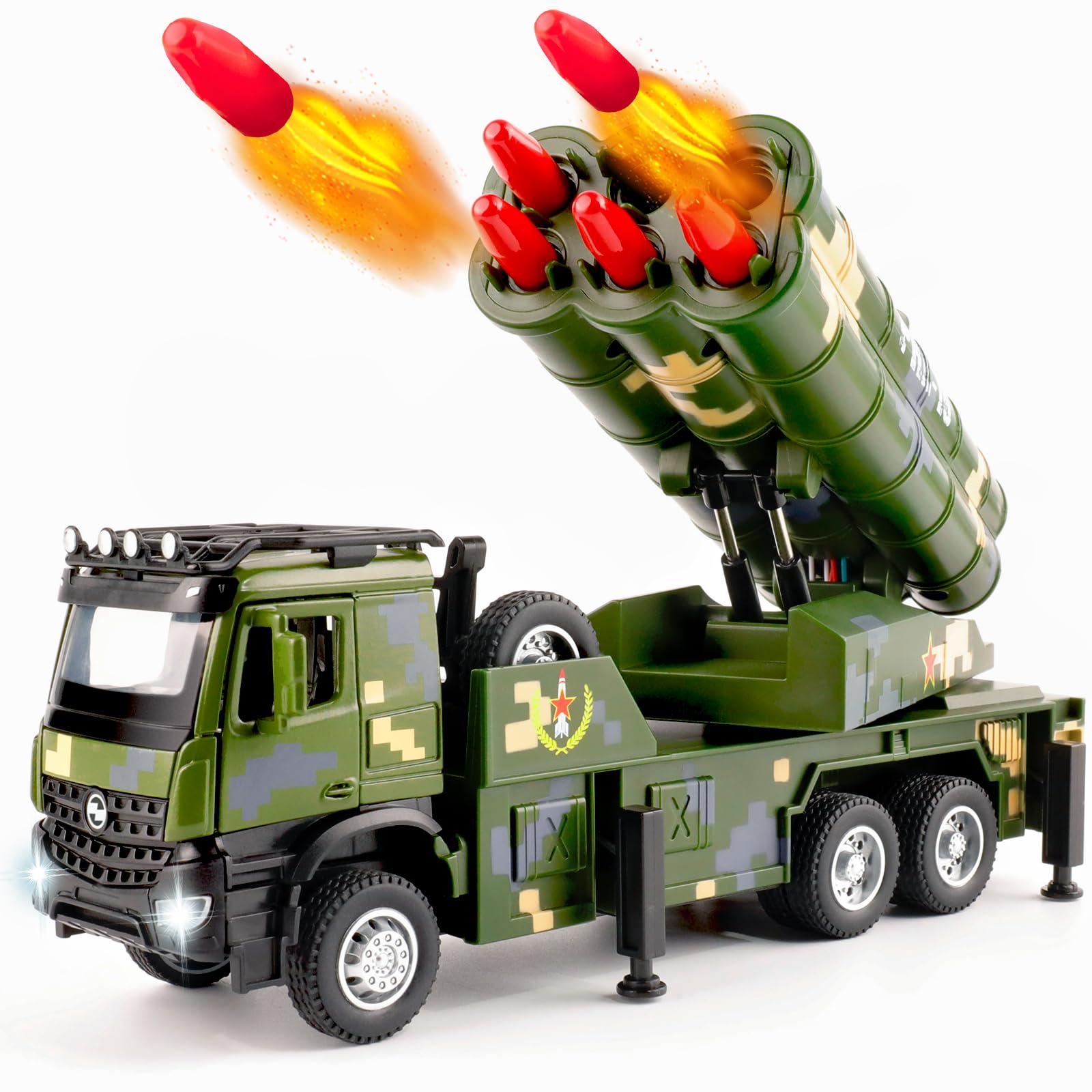 Mua Army Toys, Military Toys for Boys 6-8, 6 Missiles Launcher Truck ...