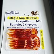 Amazon.com: Magic Grip Hair Pins Set of 10 by Good Hair Days Color ...