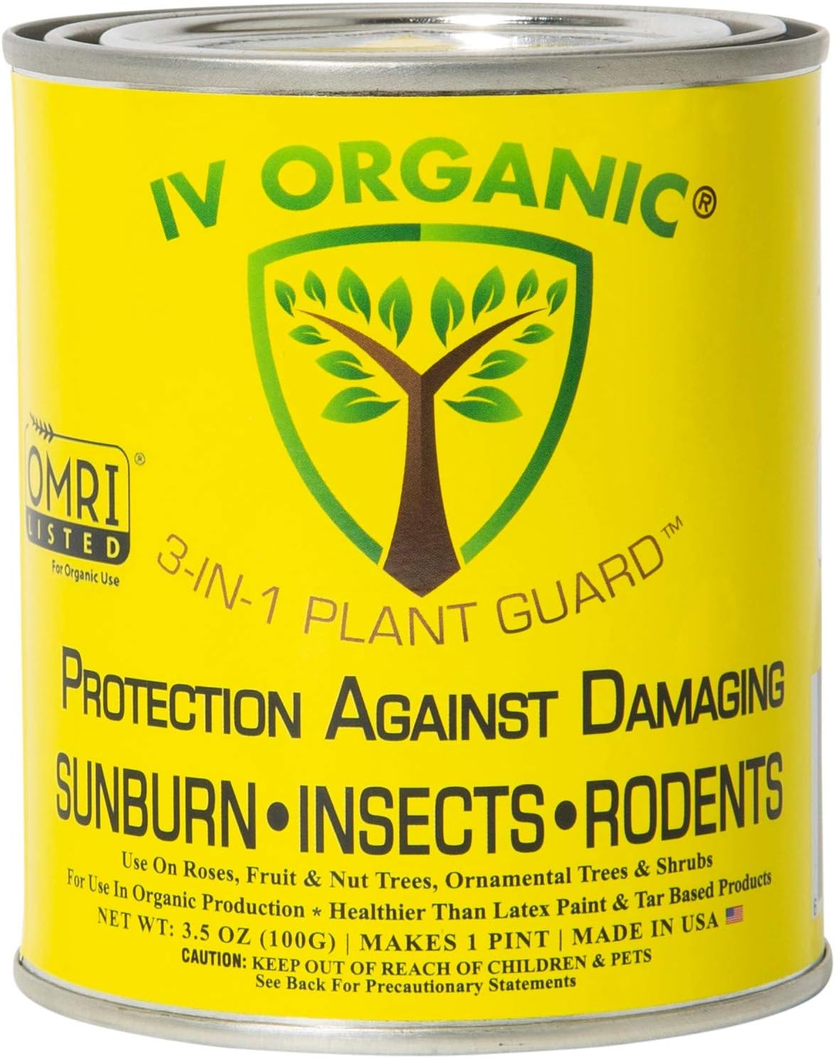 IV Organic 3-in-1 Plant Guard, 1 Pint (White) – BigaMart