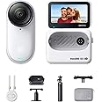 Amazon.com : Insta360 GO 3S - 128 GB Family Bundle White 4K Tiny Portable Vlogging Camera, Hands ...