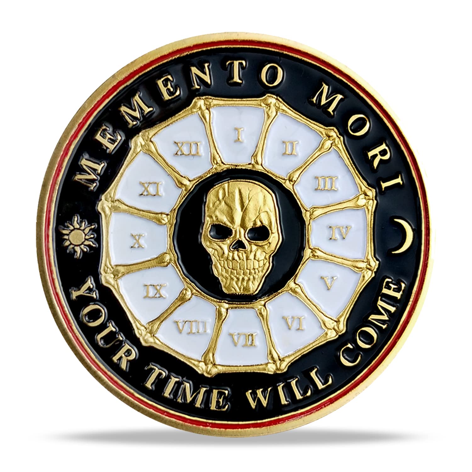 Mua Memento Mori Coin Memento Vivere Reminder Token Stoic Coin Skull ...