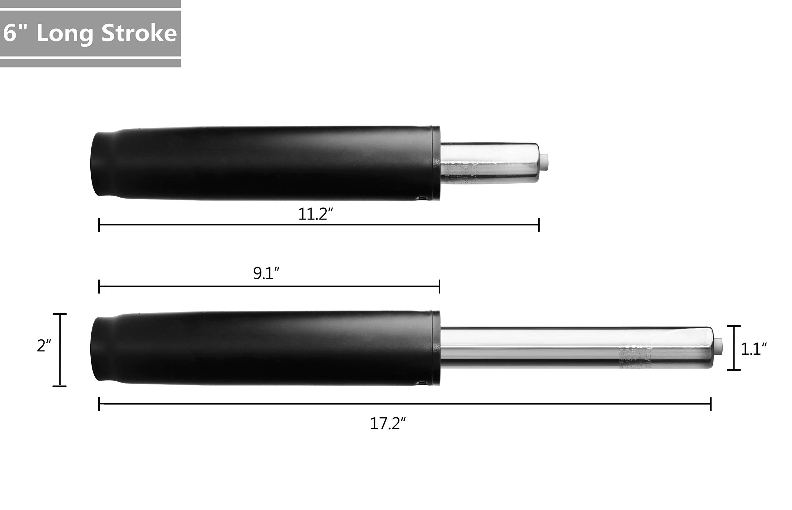 Mua DOZYANT 6" Long Stroke Office Chair Gas Lift Cylinder Replacement ...