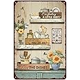 Amazon.com : Vintage Farmhouse Kitchen Sign Kitchen Metal Signs Rustic ...