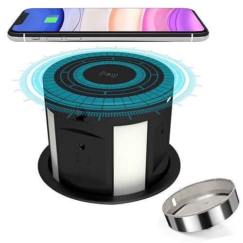 Pop Up Socket Desk Recessed Power Strip, Kitchen Counter Automatic Pop ...