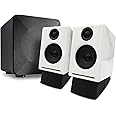 Amazon.com: Audioengine A2 White 60W Computer Speakers with 210W S6 Subwoofer and DS1 Speaker ...