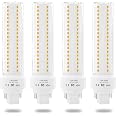 Lustaled LED Gx24q 4-Pin Base Light Bulb, 12W Gx24 PL Retrofit LED ...