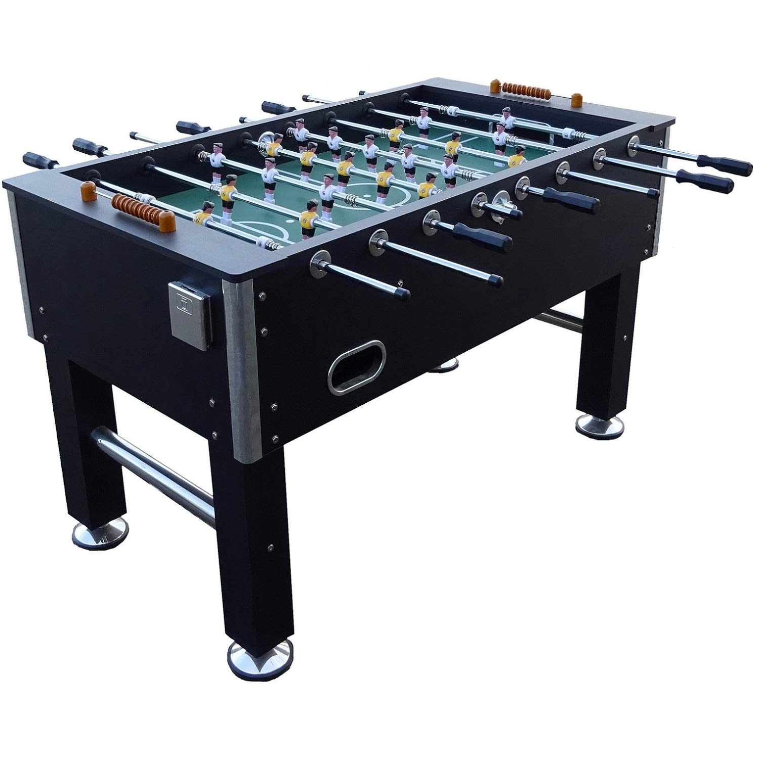 BuckShot Table Football Black woodcounters Soccer table with 2 balls ...