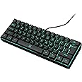 Amazon.com: DGG K60 61 Keys RGB Backlit 60% Wired Gaming Keyboard ...