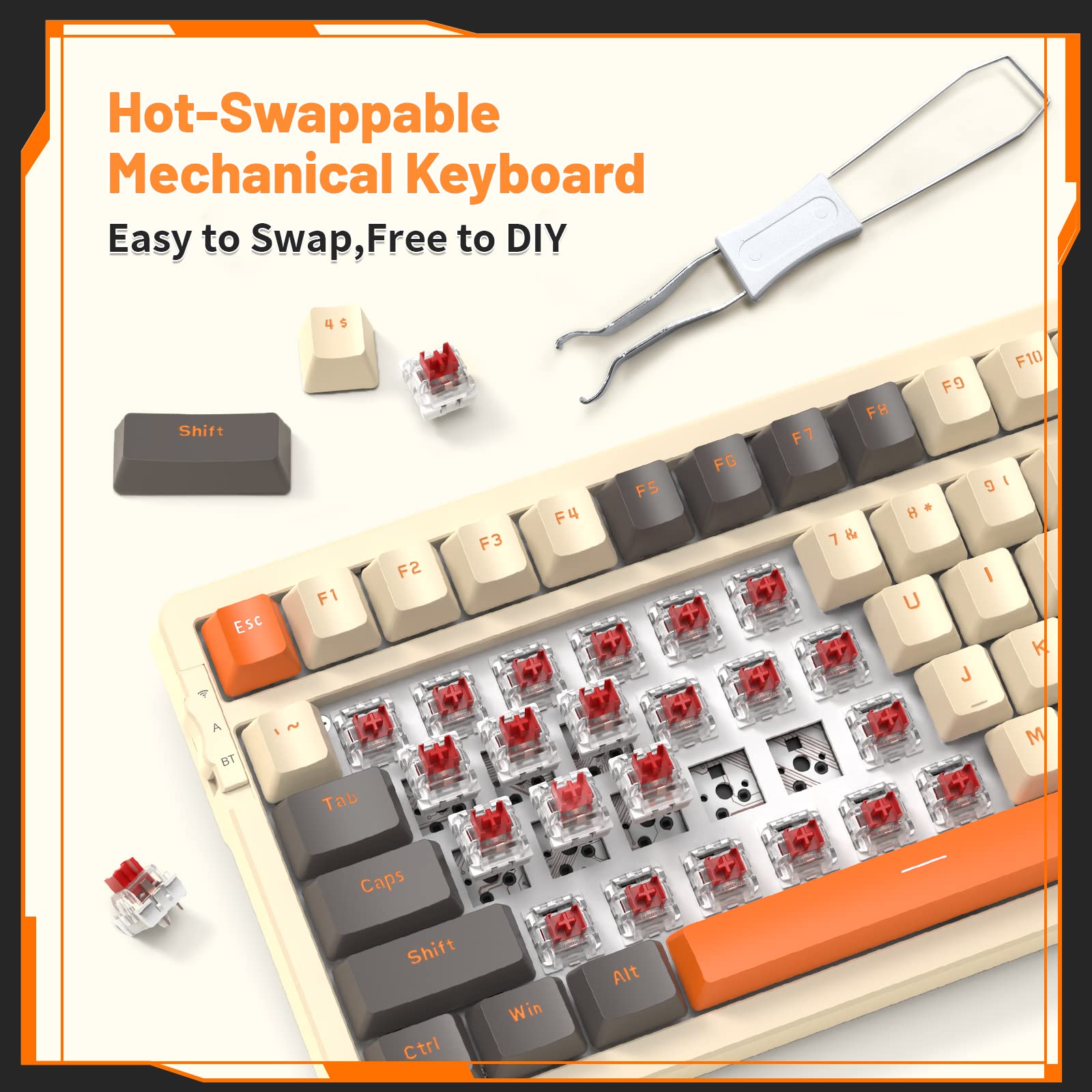 Mua ATTACK SHARK K98 96% Wireless Mechanical Gaming Keyboard，Tri-Mode ...