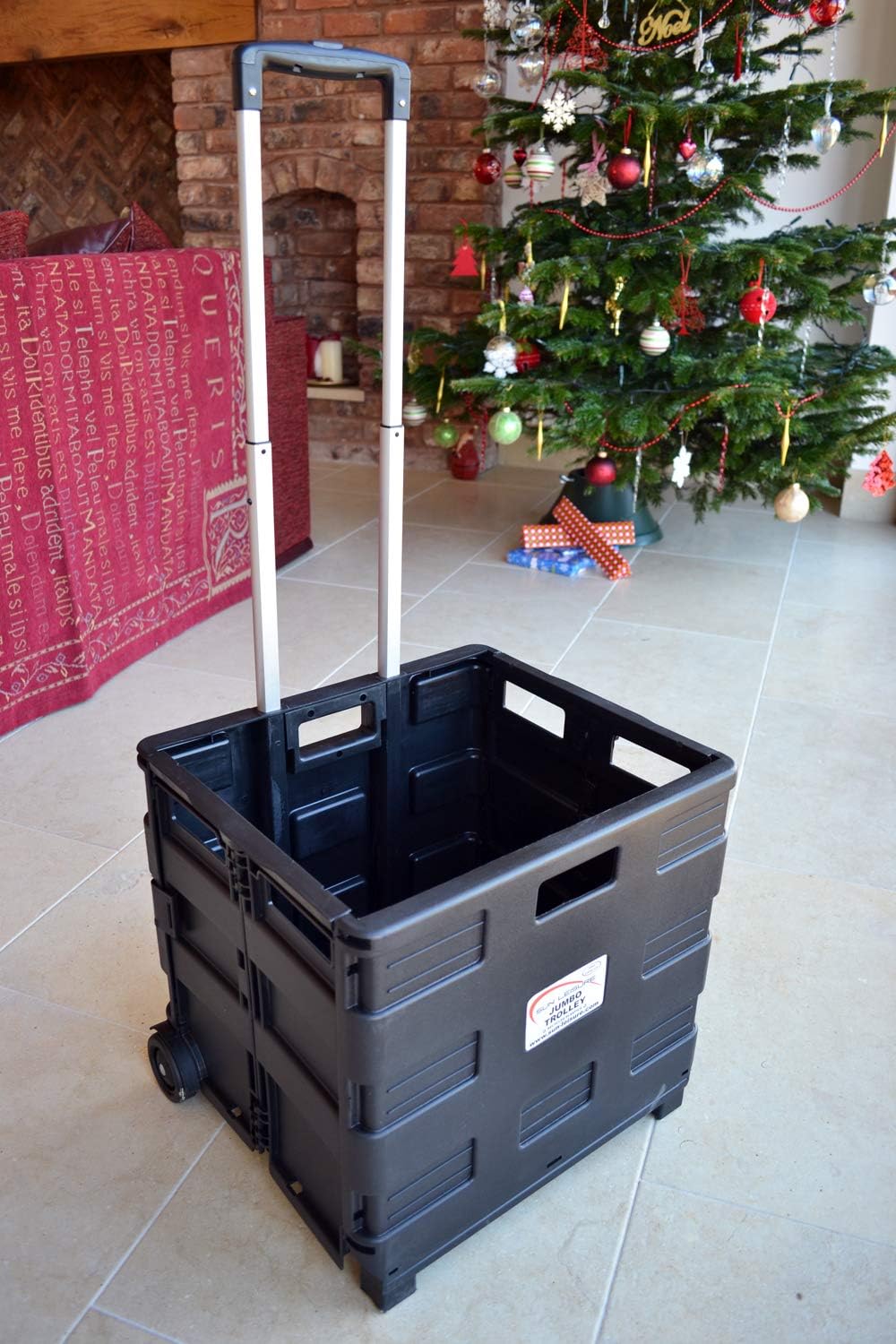 Sun Leisure® Pack and Go Folding Shopping Trolley, Boot Cart with ...