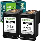 Amazon.com: GREENBOX Remanufactured Ink Cartridge 61 Replacement for HP ...