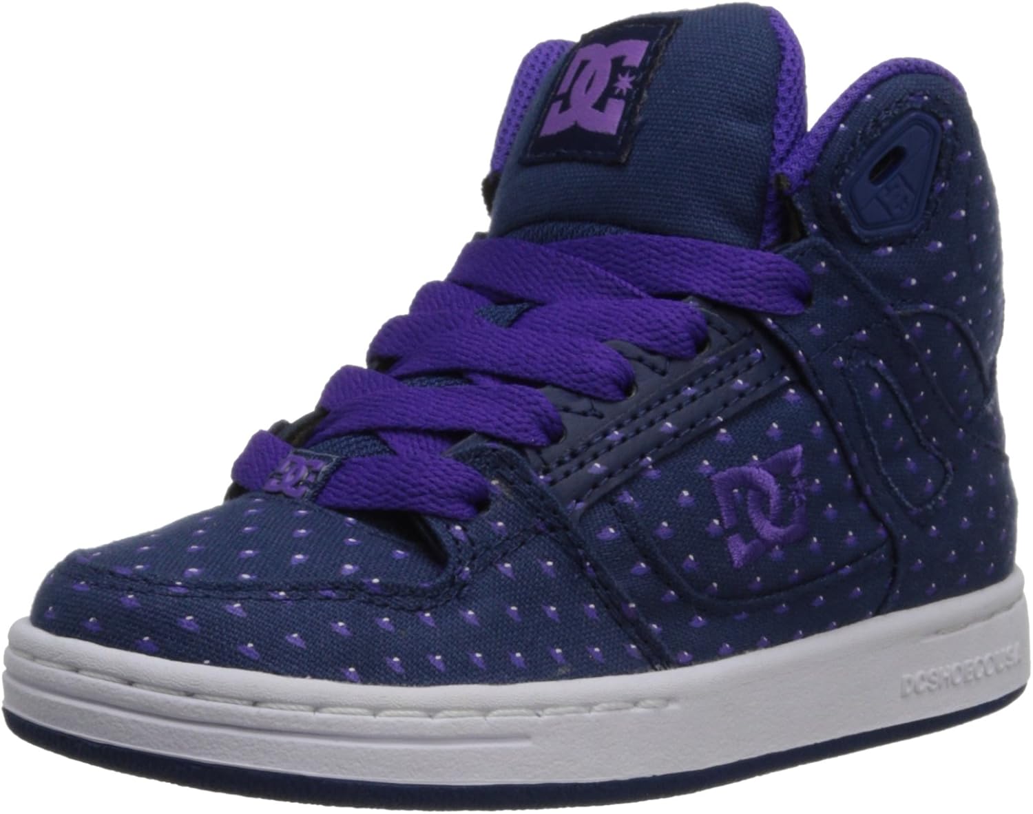 DC Shoes Girls Rebound TX SE G High-Top ADBS100069 Navy 4.5 UK Child ...