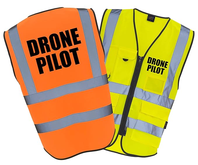 DRONE PILOT - EXECUTIVE CLASS 2 - WITH STORAGE POCKETS - Hi Vis Hi Viz ...