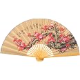 Amazon.com: Kichvoe Giant Fan Wall Decor: Oriental Feng Shui Wall Fan ...
