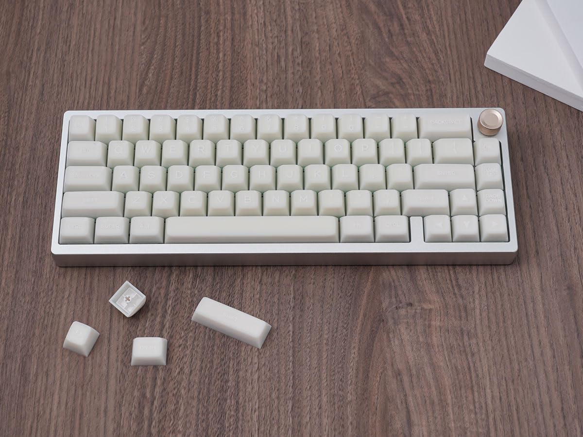 Mua dagaladoo White Jade keycaps PBT,Ceramic Key caps Style,Translucent ...