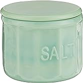 Amazon.com: Nicunom 2 Pack Clear Glass Salt Cellar with Lid, Salt ...