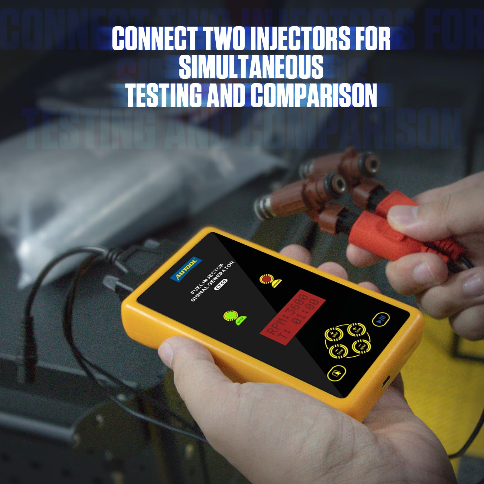 Mua AUTOOL Fuel Injector Tester and Cleaner 12V&70V Fuel Injector ...