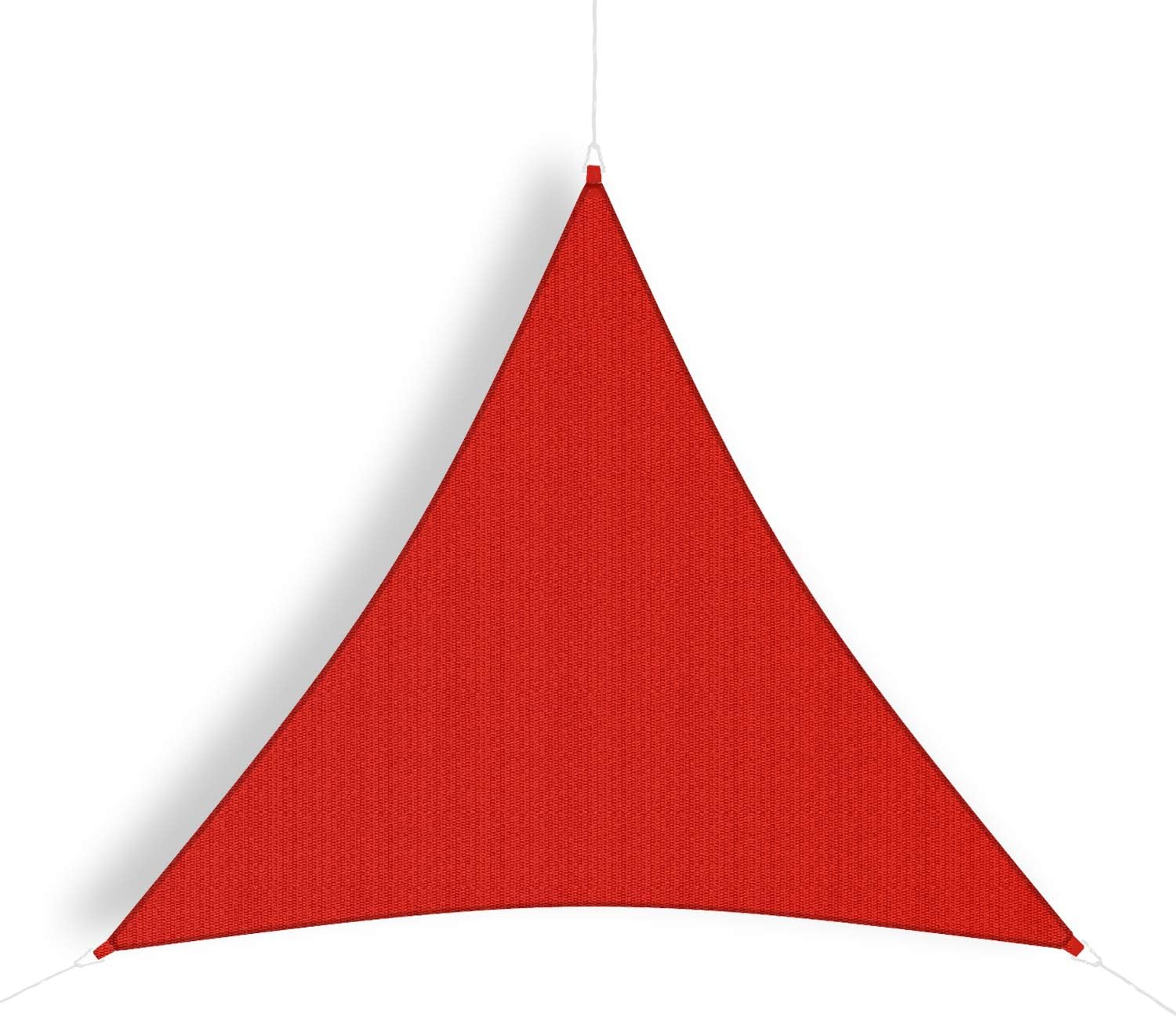 Amazon.com : Coolaroo Shade Sail, Triangle Party Sail, (9'10"), Red ...