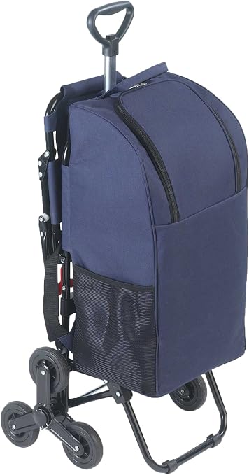 WENKO Shopping Trolley with seat-3-wheel System for Pulling up Stairs ...