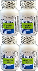 Floranex Probiotic 2 Million CFU, Lactobacillus Acidophilus for Colon ...