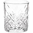 Amazon.com | Timeless 7 Ounce Rocks Glasses, Set of 6 Etched Whiskey ...