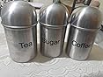 Buy Amazon Brand - Solimo Stainless Steel Container set for Tea, Coffee ...