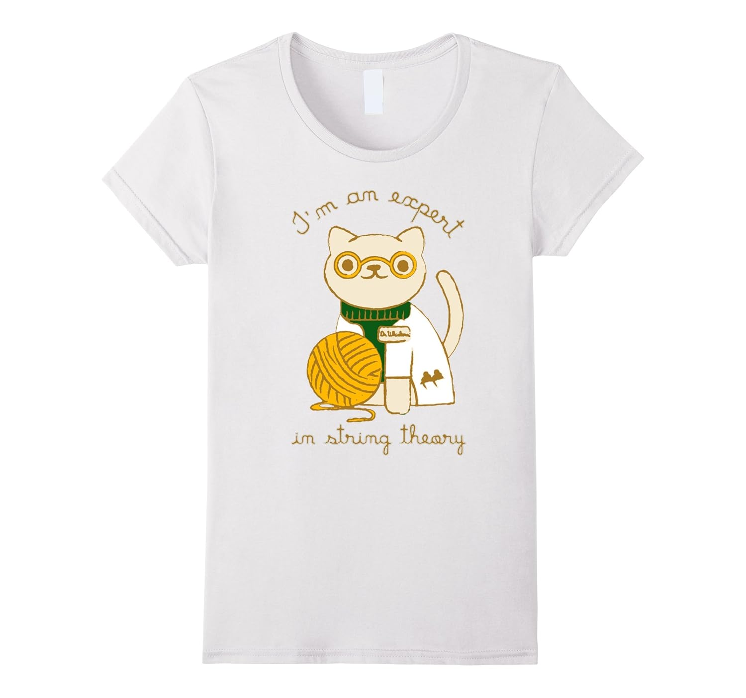 expert in string theory cute kitten big cats lady claw shirt-4LVS ...