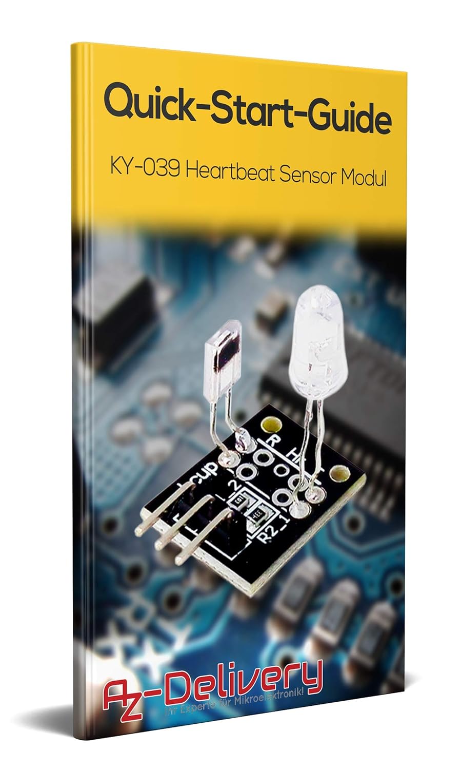 AZDelivery 3 x KY-039 Finger Heartbeat Heart Rate Detector Measurement ...