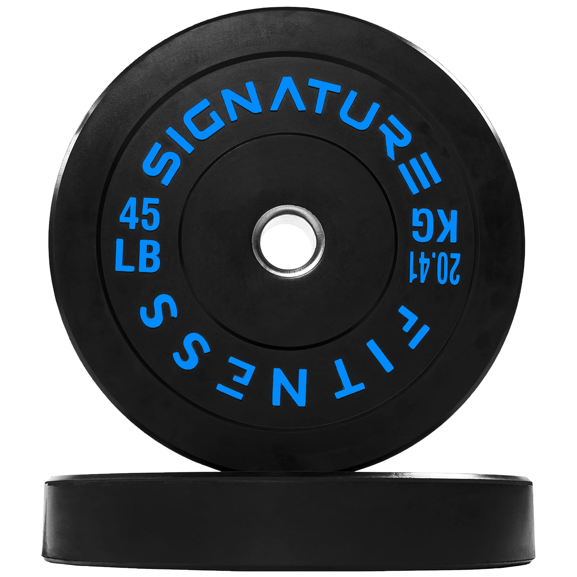 Fitvids Olympic Bumper Plates Set, 2" Weight Plates for Strength ...