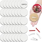 Amazon.com: 30Pcs Sublimation Buttons Blanks with Pins 3 inch MDF ...